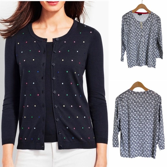 Talbots | Sweaters | Nwt Talbots Charming Cardigan 34 Sleeve | Poshmark